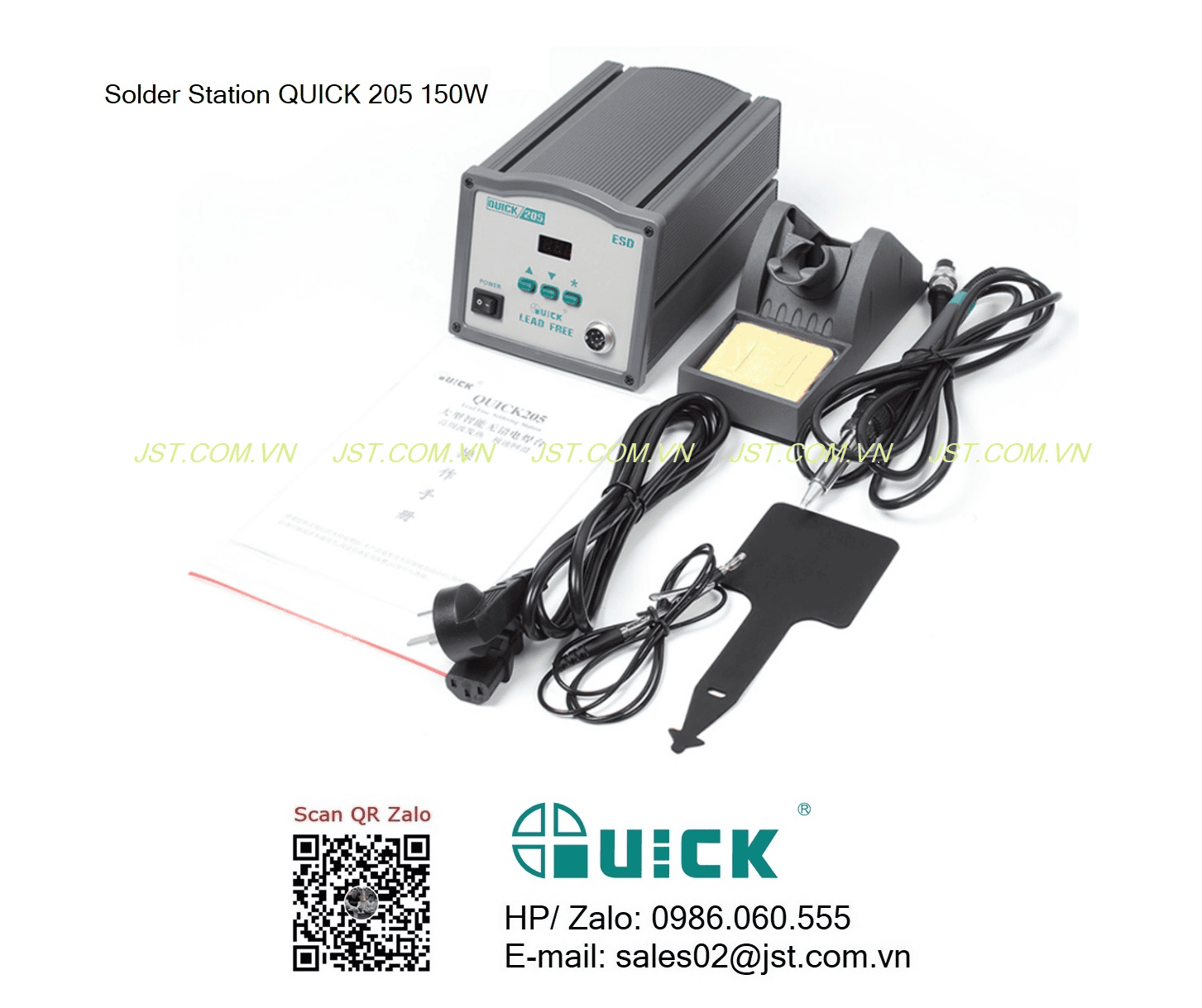 Solder Station QUICK 205 150W